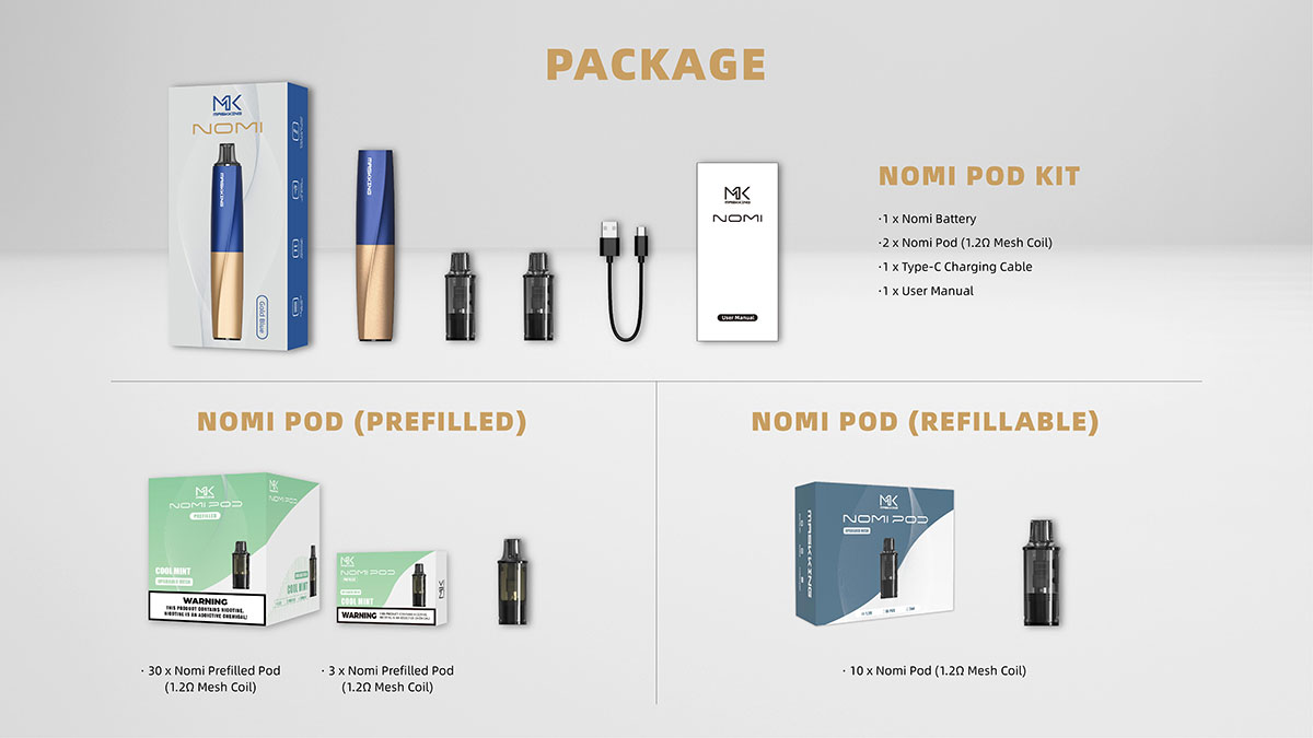 Nomi Replacement Pod Kit
