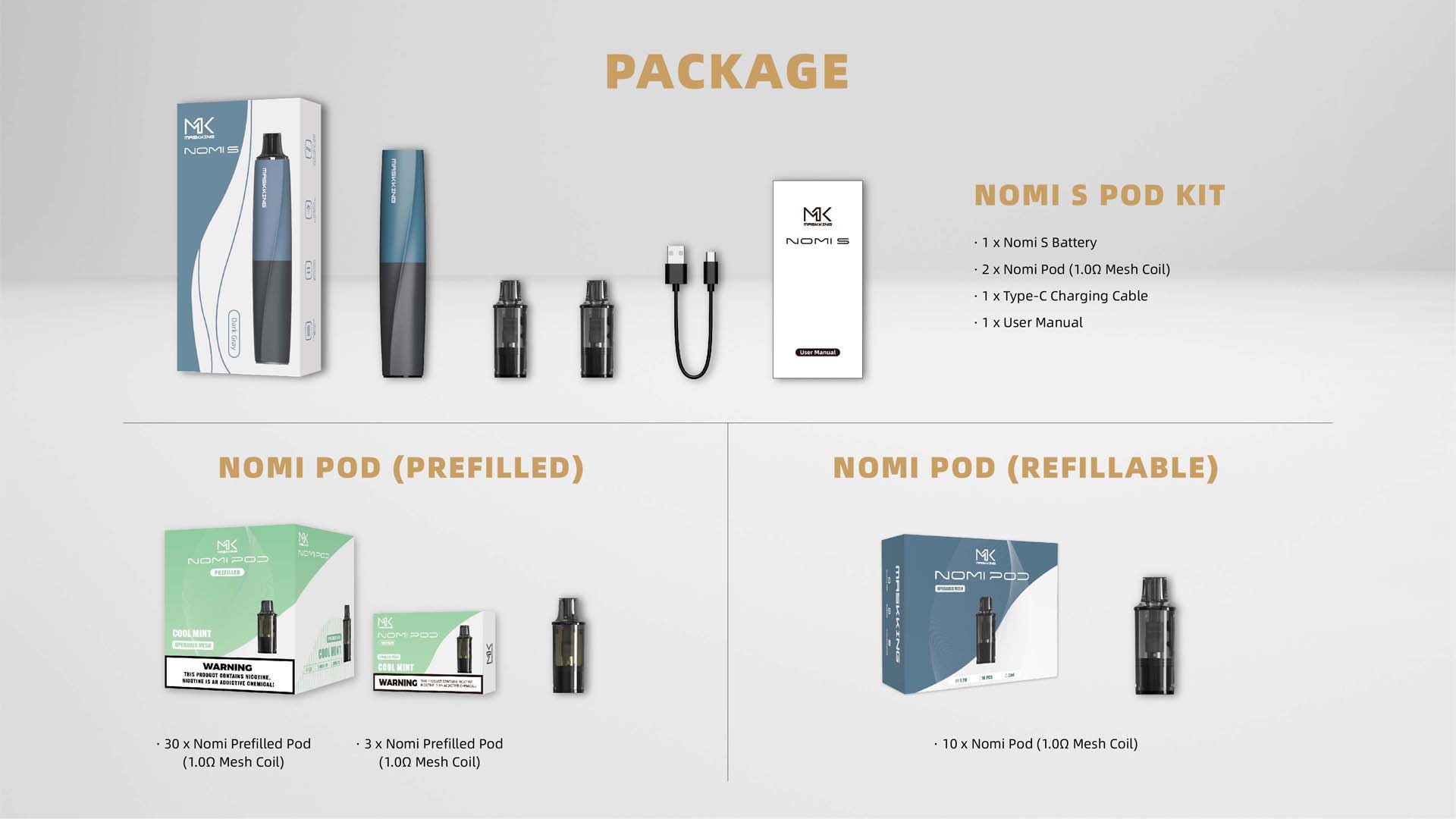 Nomi S Pod Kit