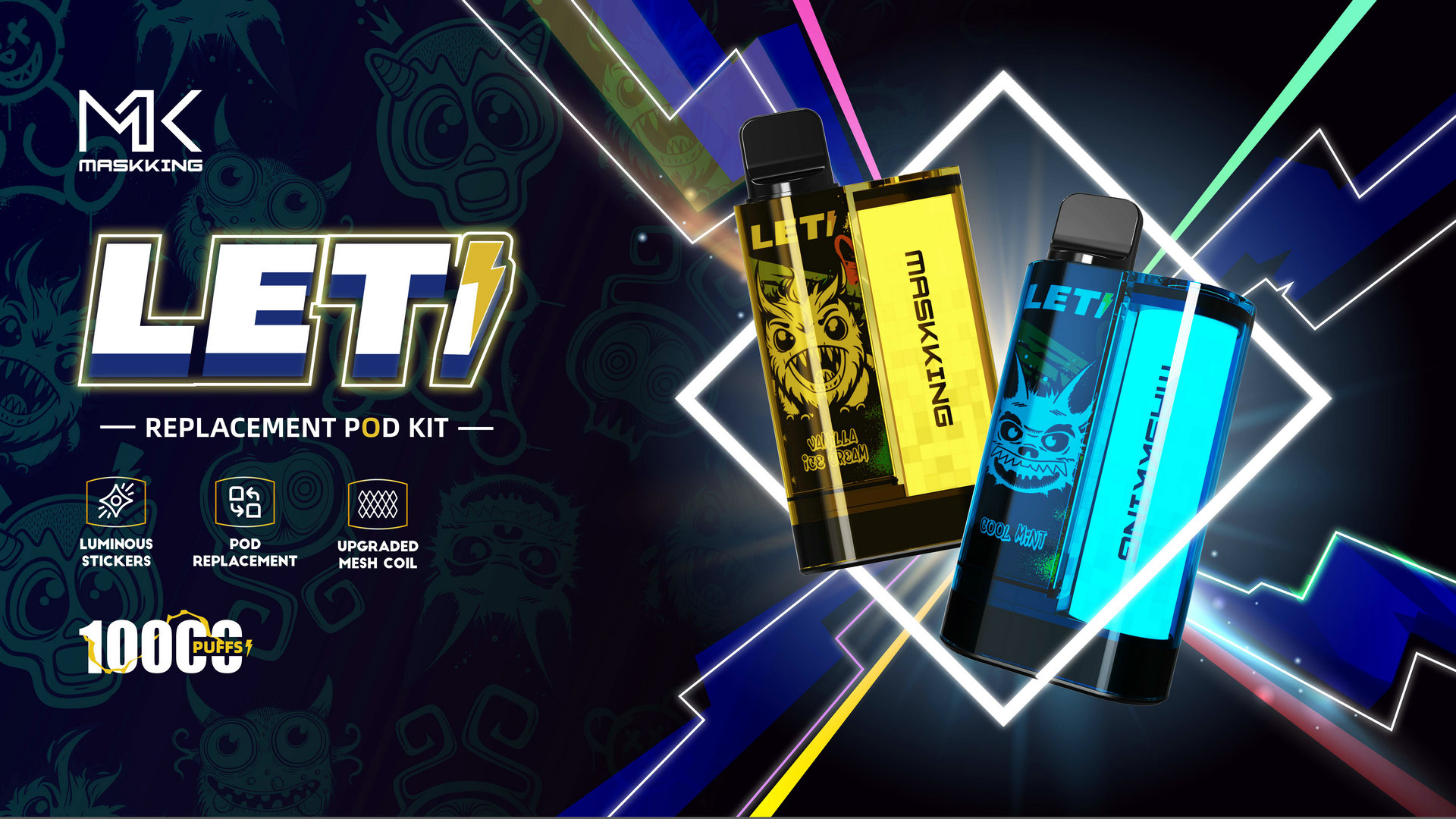 Maskking Vape Official | Disposable Vape & Pod Device